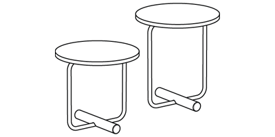 Modular Round Coffee Tables ToTo | Zanotta