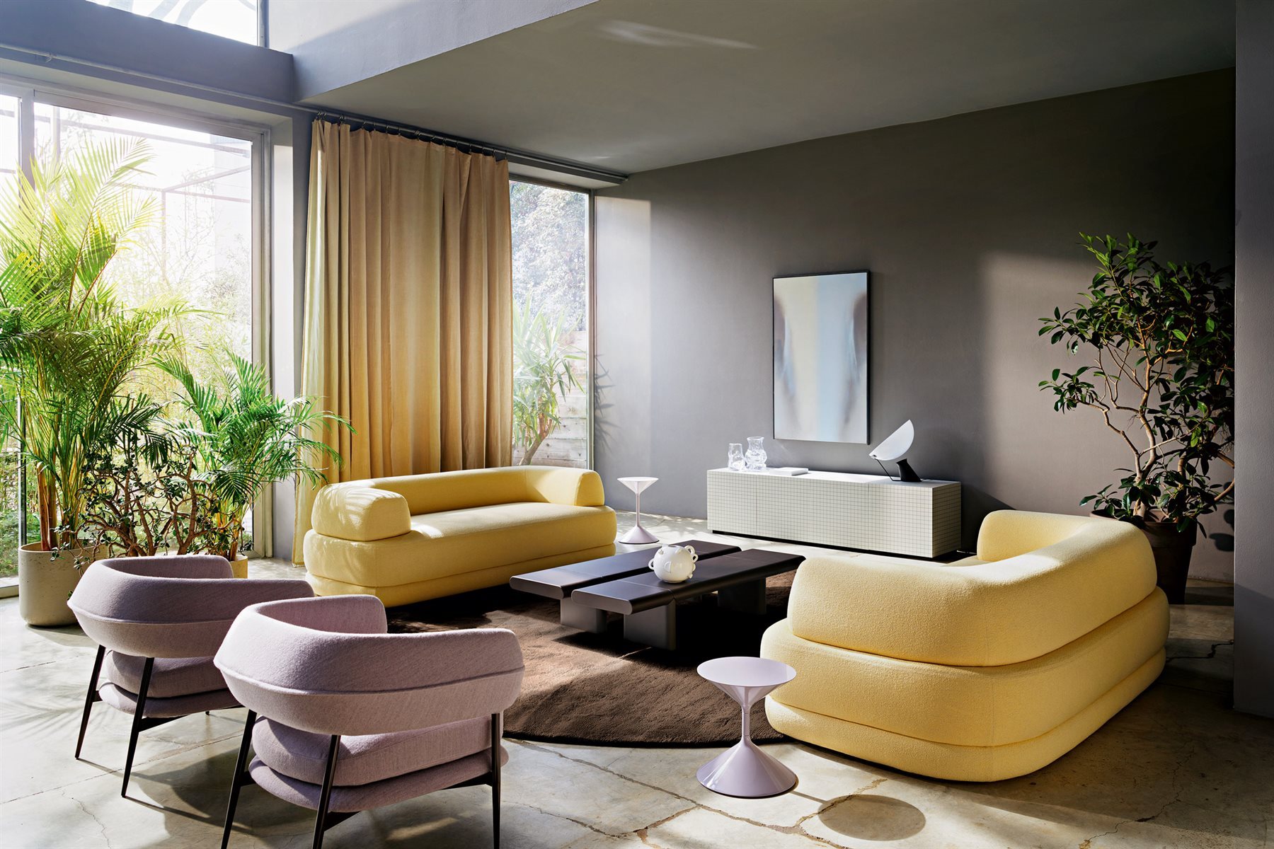 Design Small Table in Polyurethane Tempo | Zanotta