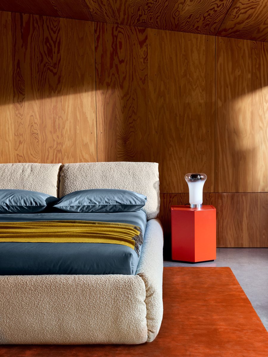 Letto con contenitore Za:Za Bed | Zanotta