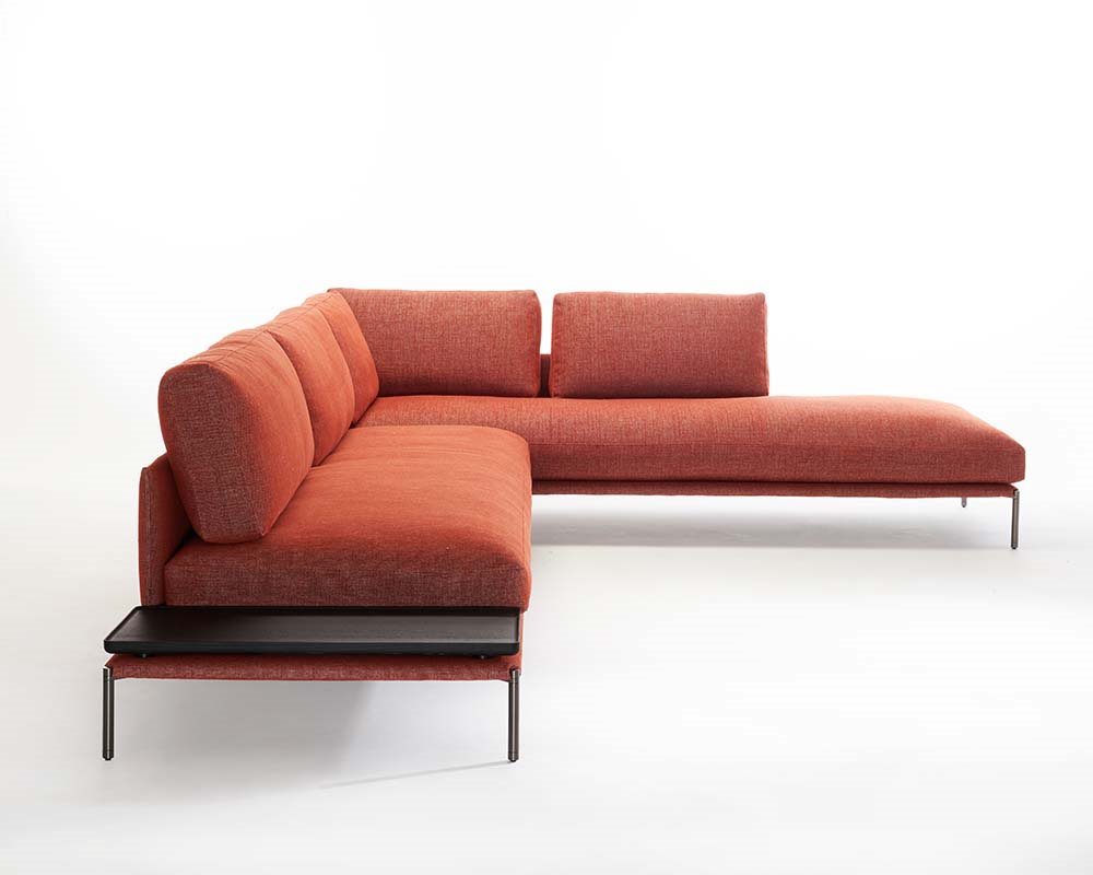 Elegant Linear or Curved Sofa for Living Room Noah | Zanotta