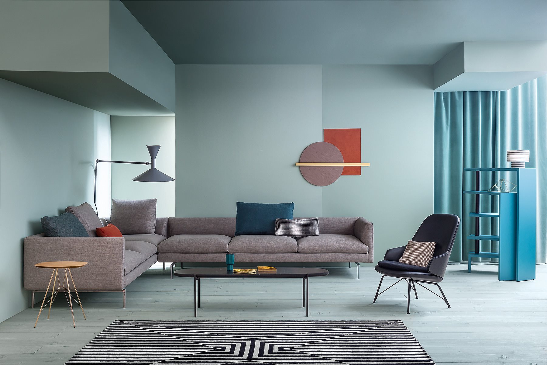 Modern and Comfortable Sofa Flamingo | Zanotta